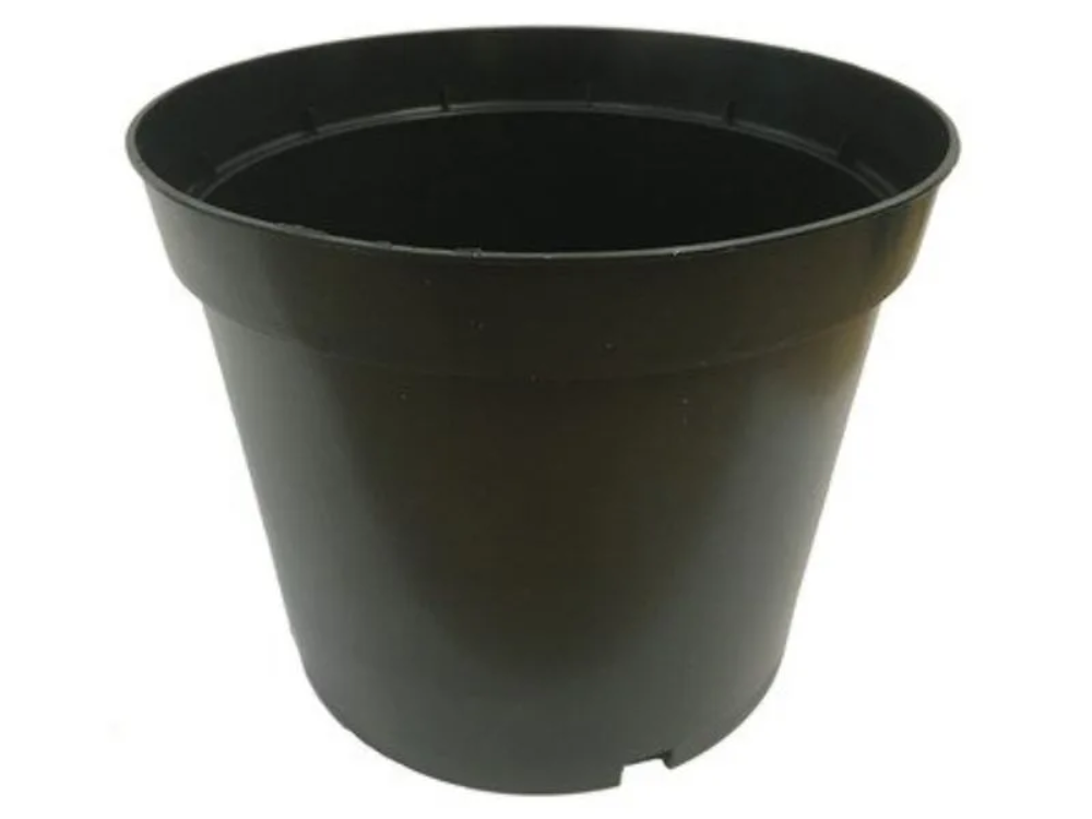 Soparco 10lt Container Nursery Heavyweight Black Plastic Plant Pots x10 ...