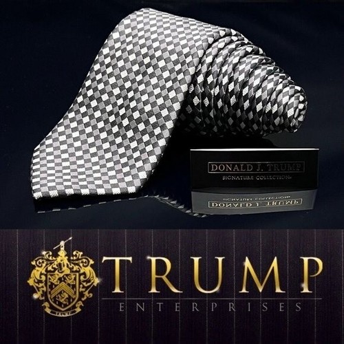 DONALD J. TRUMP~ SIGNATURE COLLECTION Pure Silver Checkered MAGA POWER ...