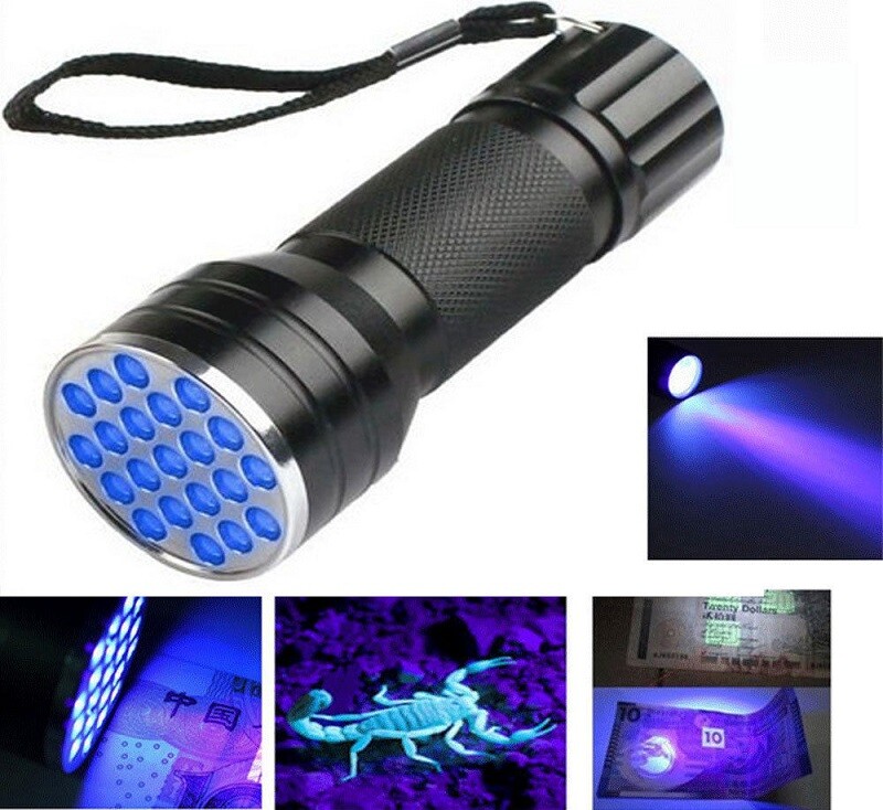 Ultraviolet flashlight Morpilot UV 21 Leds Flashlight Ultraviolet ...