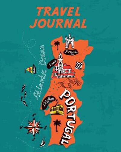 Travel Journal: Kids Travel Journal Map Of Portugal Simple, Fun H ...