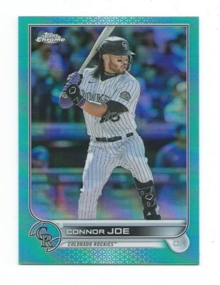 2022 Topps Chrome-Conner Joe Aqua Refractor /250-Colorado Rockies | eBay