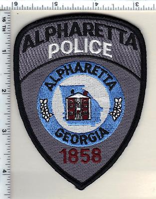 Alpharetta Police (Georgia) Shoulder Patch - new from 1997 | eBay