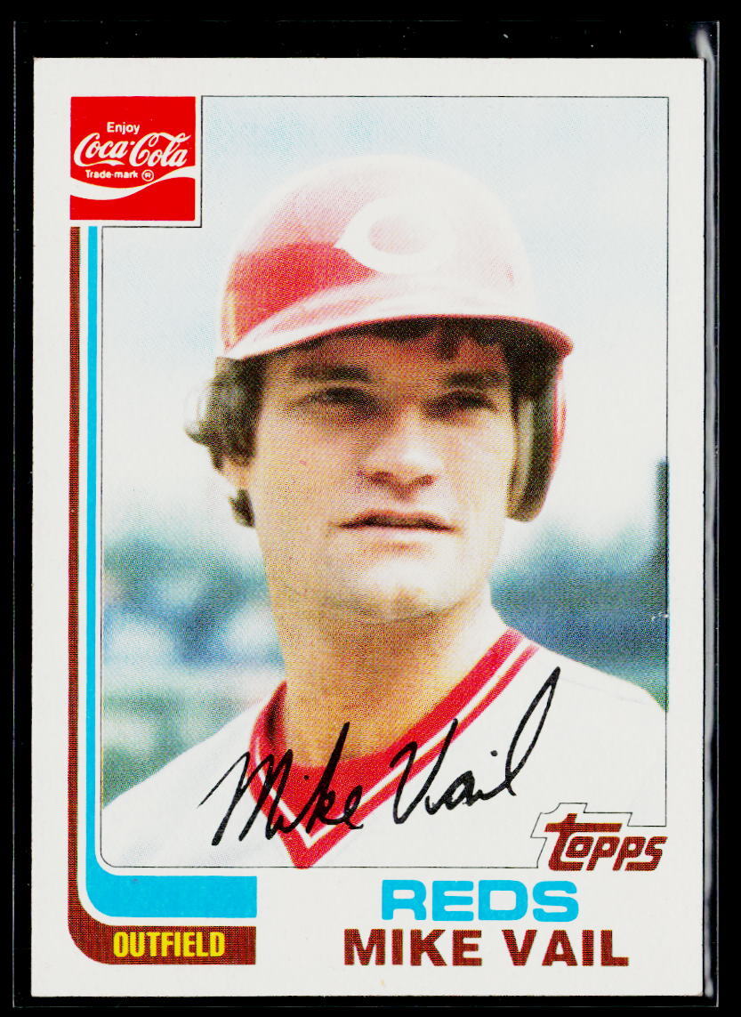 Mike Vail 1982 Topps Coca-Cola Cincinnati Reds #22 Cincinnati Reds | eBay