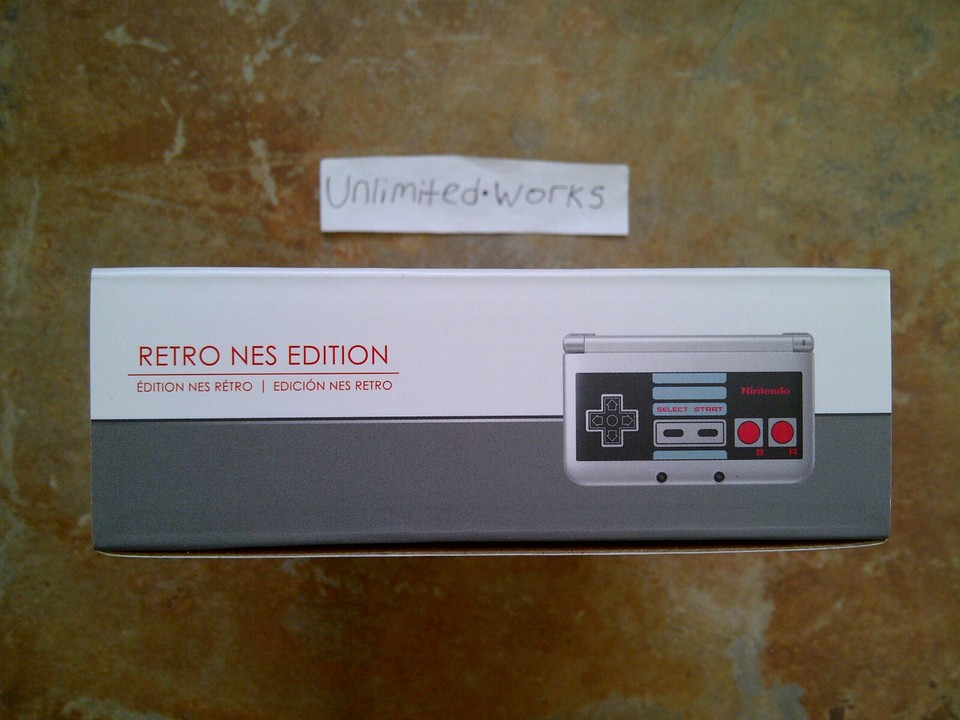 Nintendo 3DS XL Retro NES Silver Edition Console US Brand New | eBay