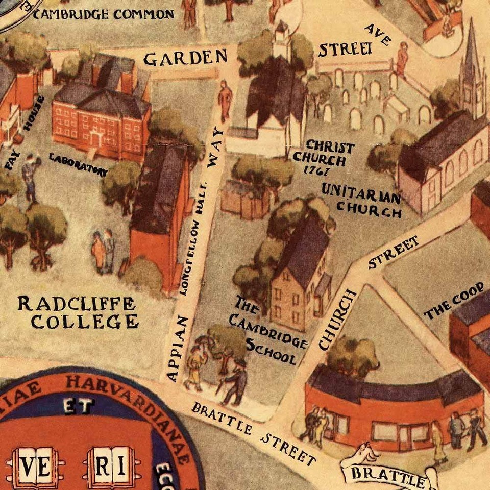 Harvard University & Radcliffe College MAP Cambridge, Massachusetts ...
