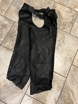 Chaps Sweet&Steel Unisex Blk Deep Pocket Leather Sz 3XL Motorcycle ...