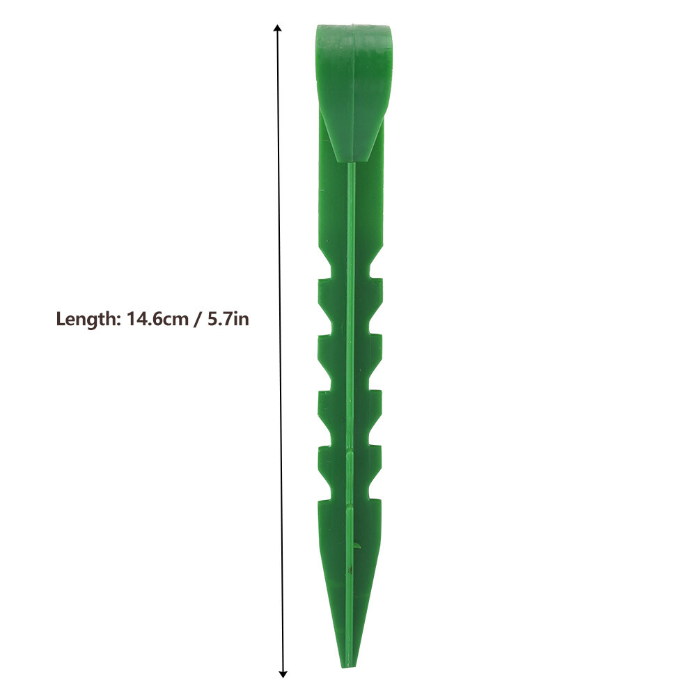 10pcs Greenhouse Bracket Insect Proof Net Fixing Pegs Plastic Piles ...