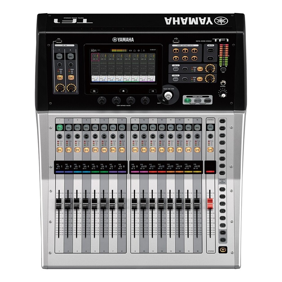 Yamaha TF1 16 Channels Digital Mixer Console, 40 Inputs, 17 Motorized ...