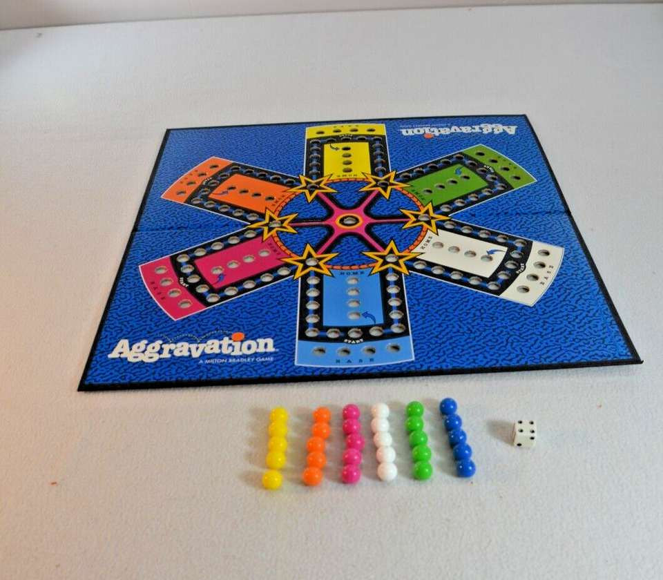 Vintage Aggravation Marbles Board Game Ages 6-Up Complete | eBay