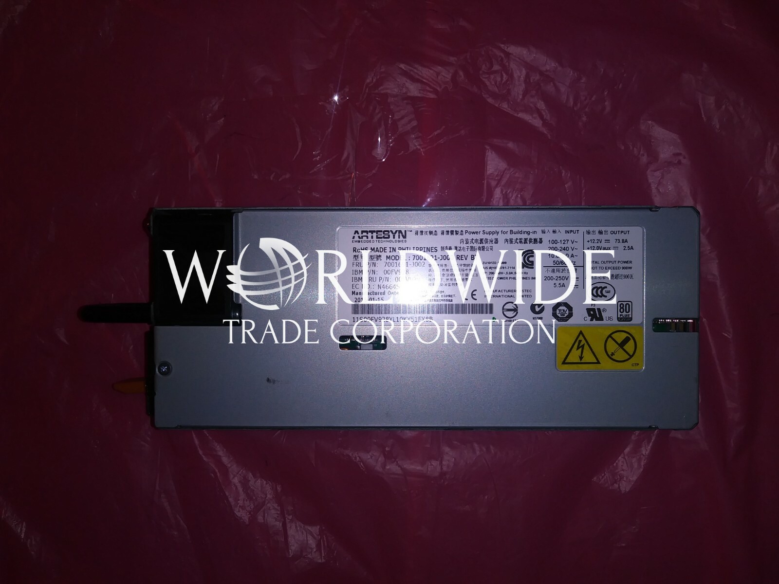 IBM 00FV928, 01AF895, 01KL603, 02CL822 FC #EB2L 900W 127V/240V AC Power ...