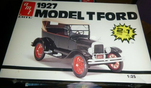 RARE AMT ERTL NOS 1927 Model T Ford 2in1 1/25 Kit 6582 for sale online ...