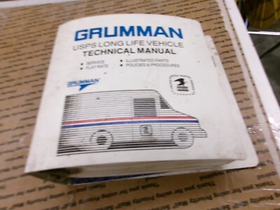 Grumman USPS Long Life Vehicle LLV Technical Service & Parts Manual ...