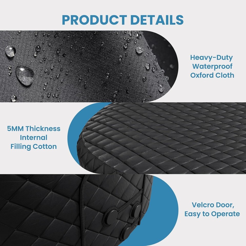 NAIZEA Insulated Inflatable Hot Tub Thermal Cover Energy Efficient Hot ...