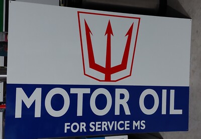 NEPTUNE MOTOR OIL ENAMEL SIGN REPRODUCTION (MADE TO ORDER) #122# | eBay ...
