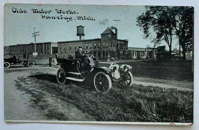 MI Postcard Lansing Olds Motor Works automobile factory early ...