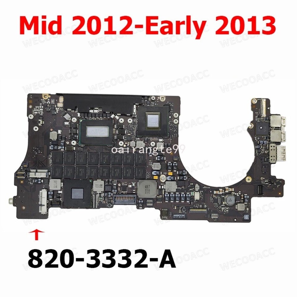 For MacBook Pro Retina 15" A1398 Motherboard CPU i7 8GB 16GB 2012 2013 ...
