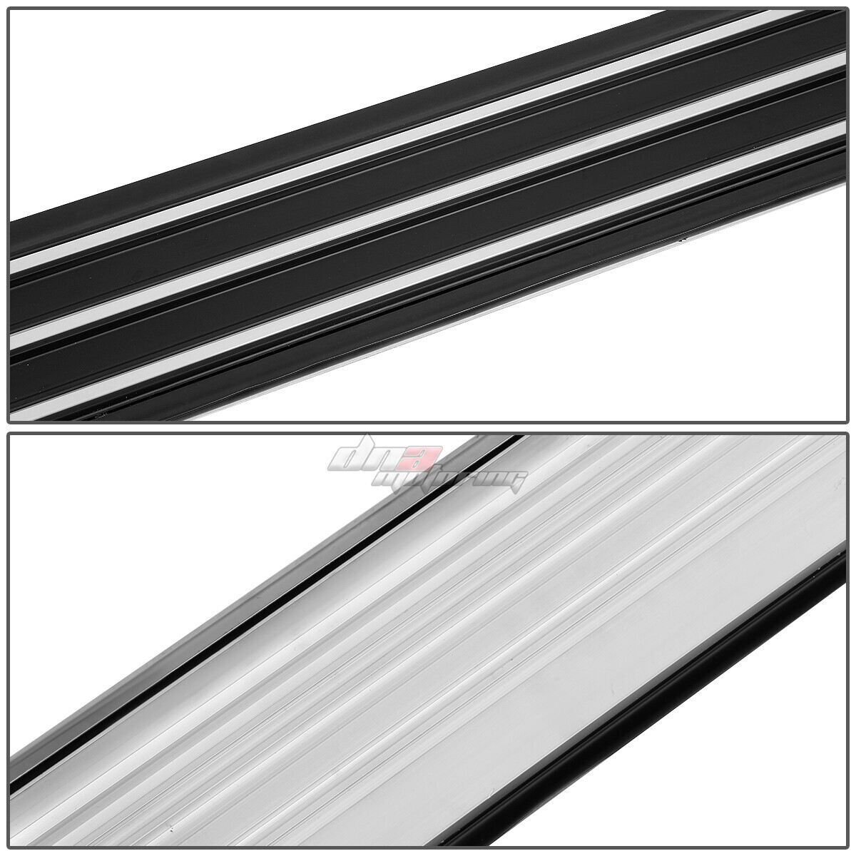 FOR 10-16 TOYOTA 4RUNNER N280 5.5"MATTE BLACK ALUMINUM SIDE STEP NERF ...