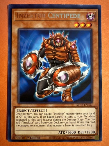 Inzektor Centipede 1st edition GRCR-EN039 | eBay
