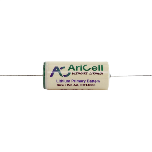 Aricell SCL-05 2/3 AA w/Leads 3.6V Lithium Thionyl Chloride Battery ...