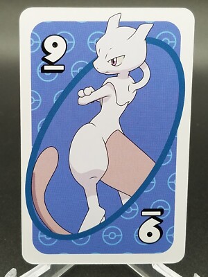 Mewtwo BLUE #9 Pokemon Mattel Japanese UNO Card NM/MINT | eBay