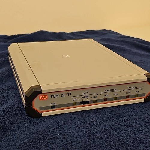 RAD FOM E1T1 ST85/48 Optical Modem | eBay