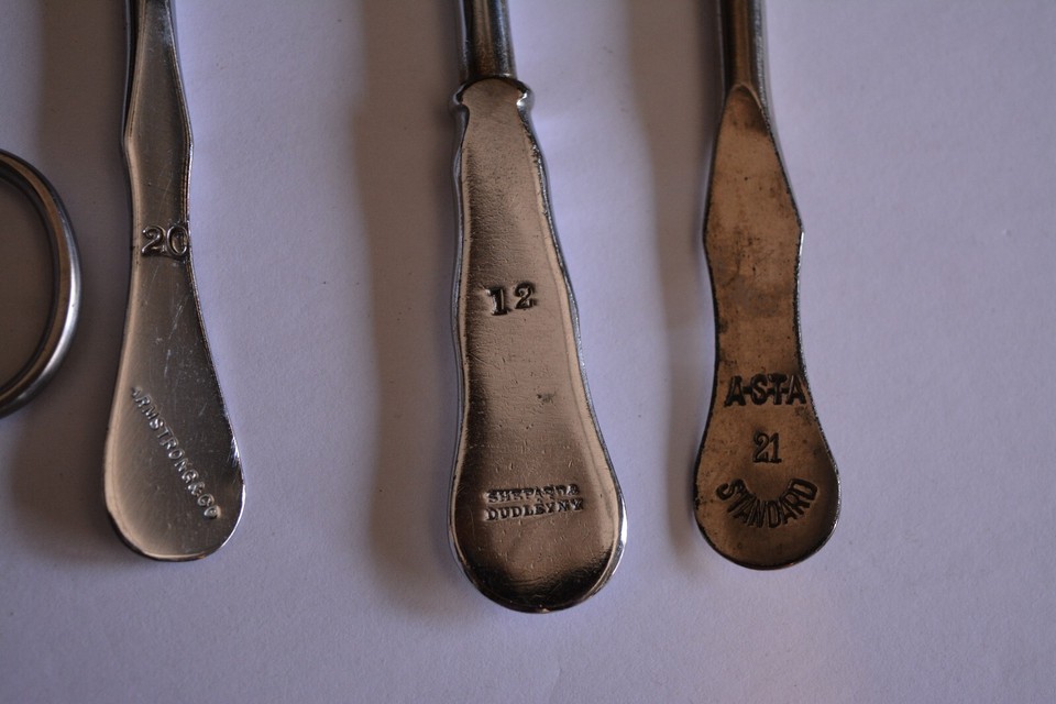 Lot of 4 Vintage Misc Doctor Medical Tools Instruments Stainless Steel ...