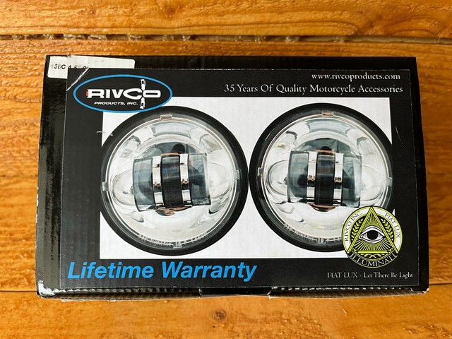 Rivco Products - LED-135 - 4.5in. LED Passing Lamps, Chrome for sale ...