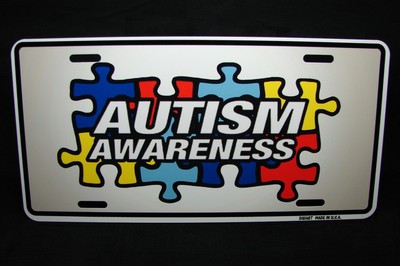 AUTISM AWARENESS METAL CAR LICENSE PLATE AUTOTAG | eBay