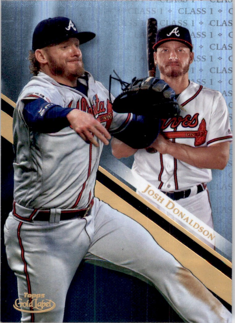 2019 Topps Gold Label 1 Josh Donaldson Atlanta Braves #67 | eBay