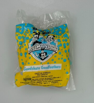 Animaniacs McDonalds Happy Meal Goodskate Goodfeathers Toy 1993 | eBay