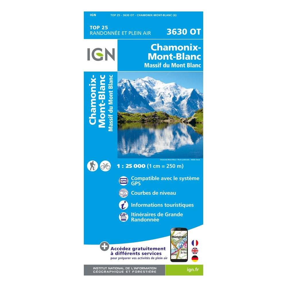 Chamonix Mont Blanc Trail Map