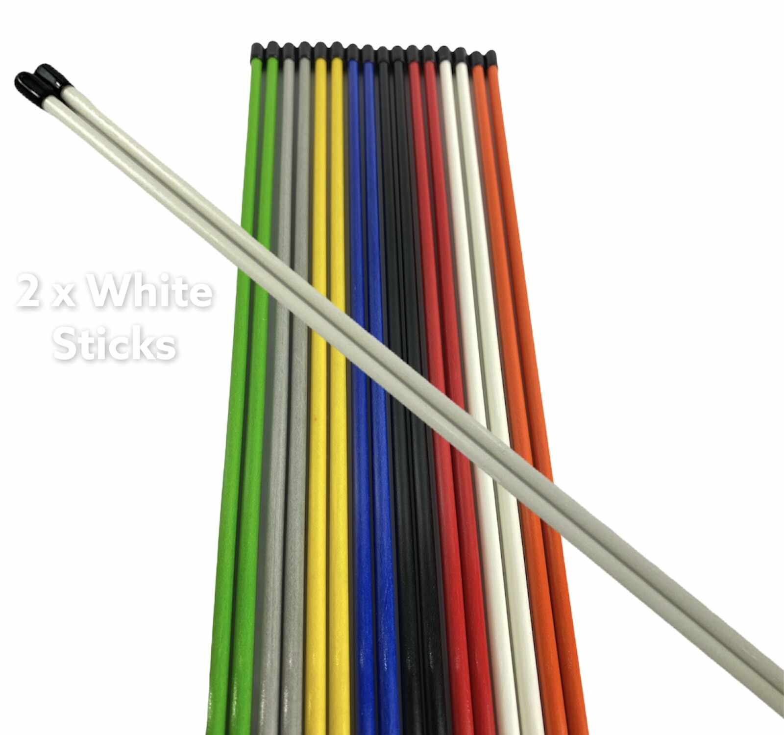 Golf Alignment Sticks 8 Different Colors To Choose (2 or 6 sticks ...
