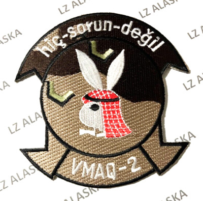 VMAQ-2 "BUNNY" TACTICAL ELECTRONIC WARFARE SQUADRON PATCH (MC4 ...