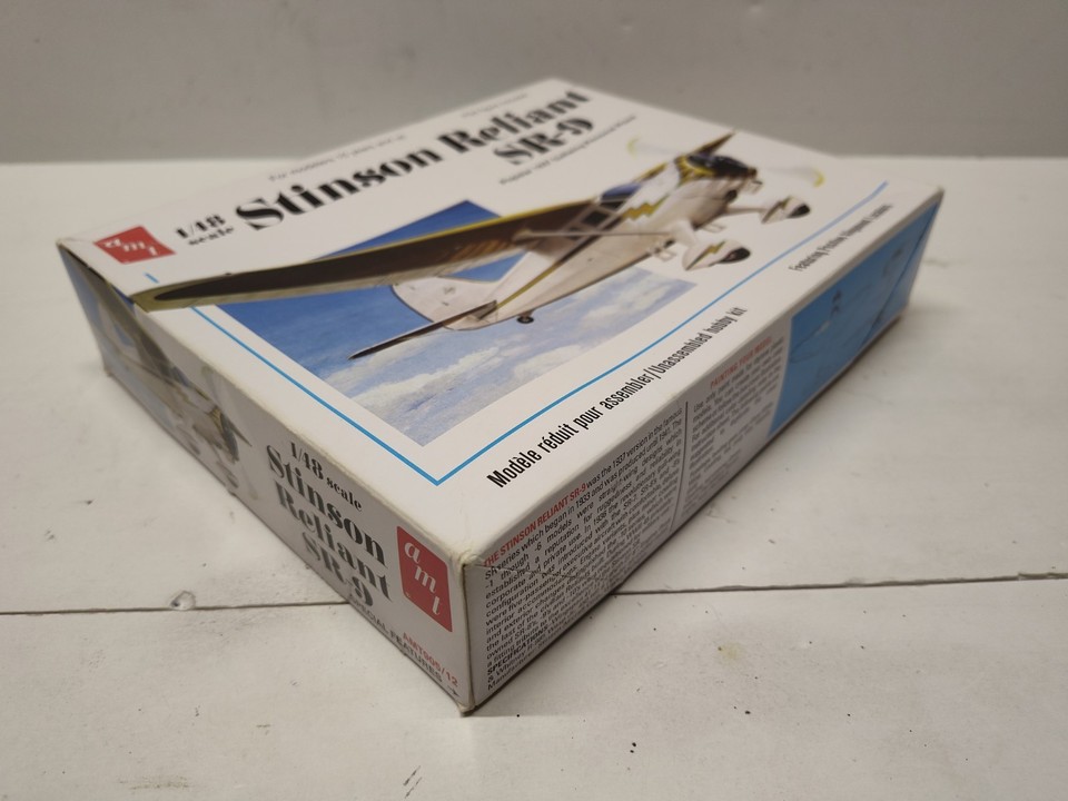 AMT Stinson Reliant SR-9 Model Airplane 1:48 Kit Unassembled Sealed ...