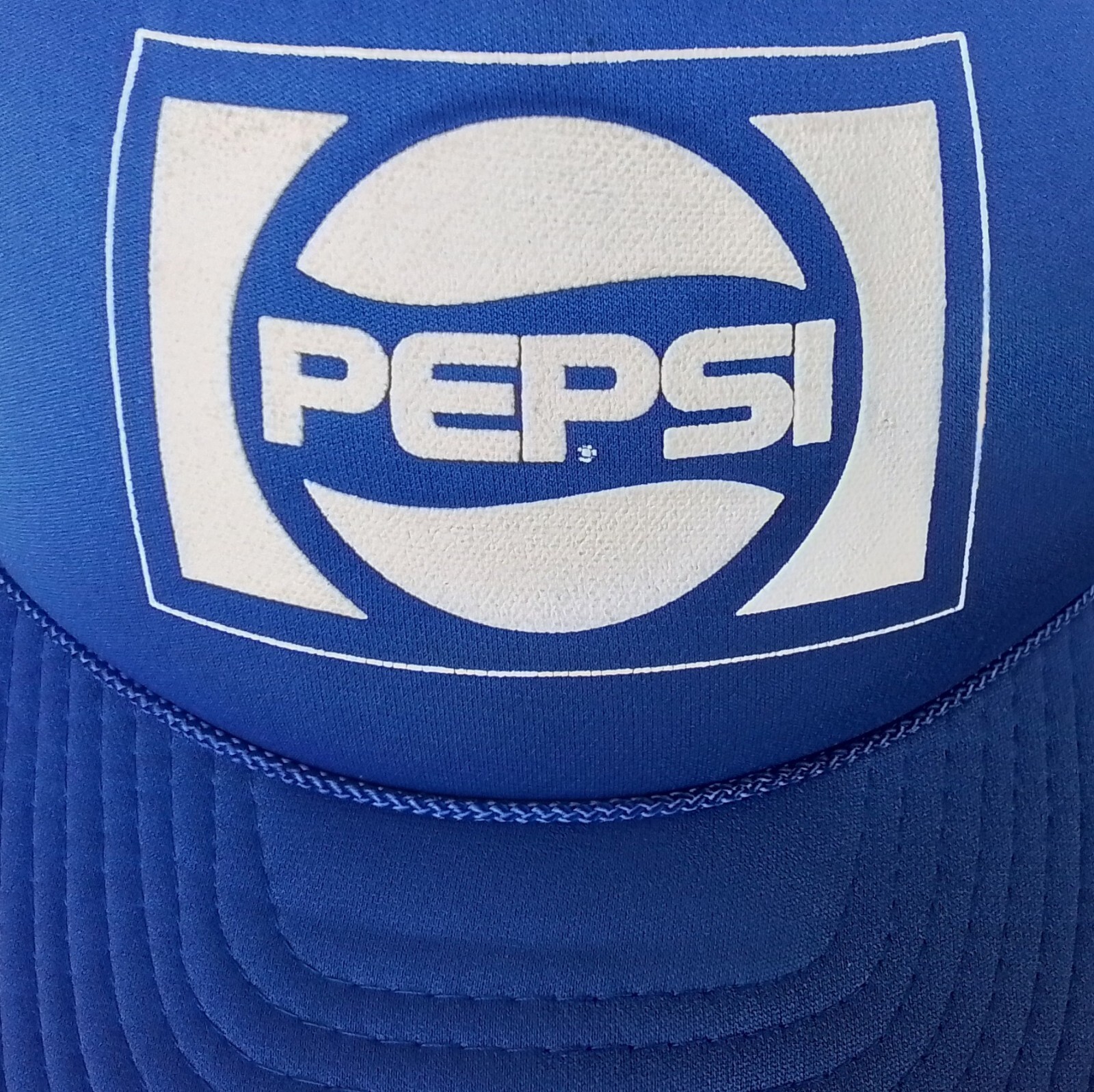 Vintage Pepsi Cola Blue Mesh Trucker Hat Rope Trimmed… - Gem