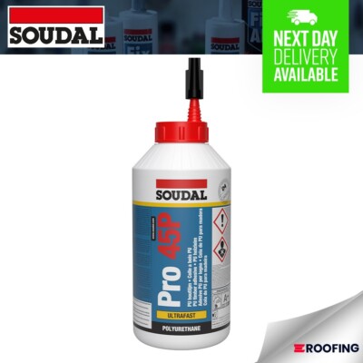 PRO 45P POLYURETHANE PU WATER RESISTANT WOOD GLUE ADHESIVE 750G FAST ...