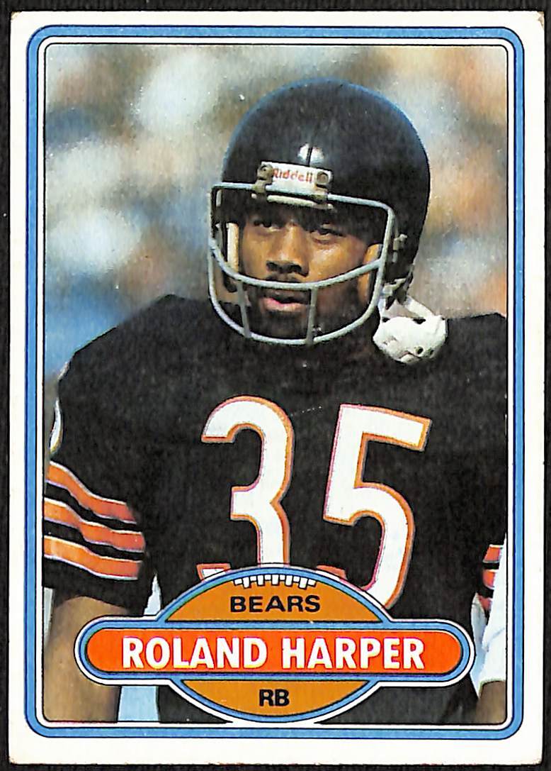 1980 Topps Roland Harper #362 Chicago Bears | eBay