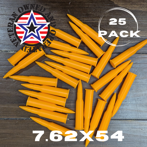 7.62x54 Rifle Dummy Rounds, Snap Caps -- Firearm Ammo for Training ...