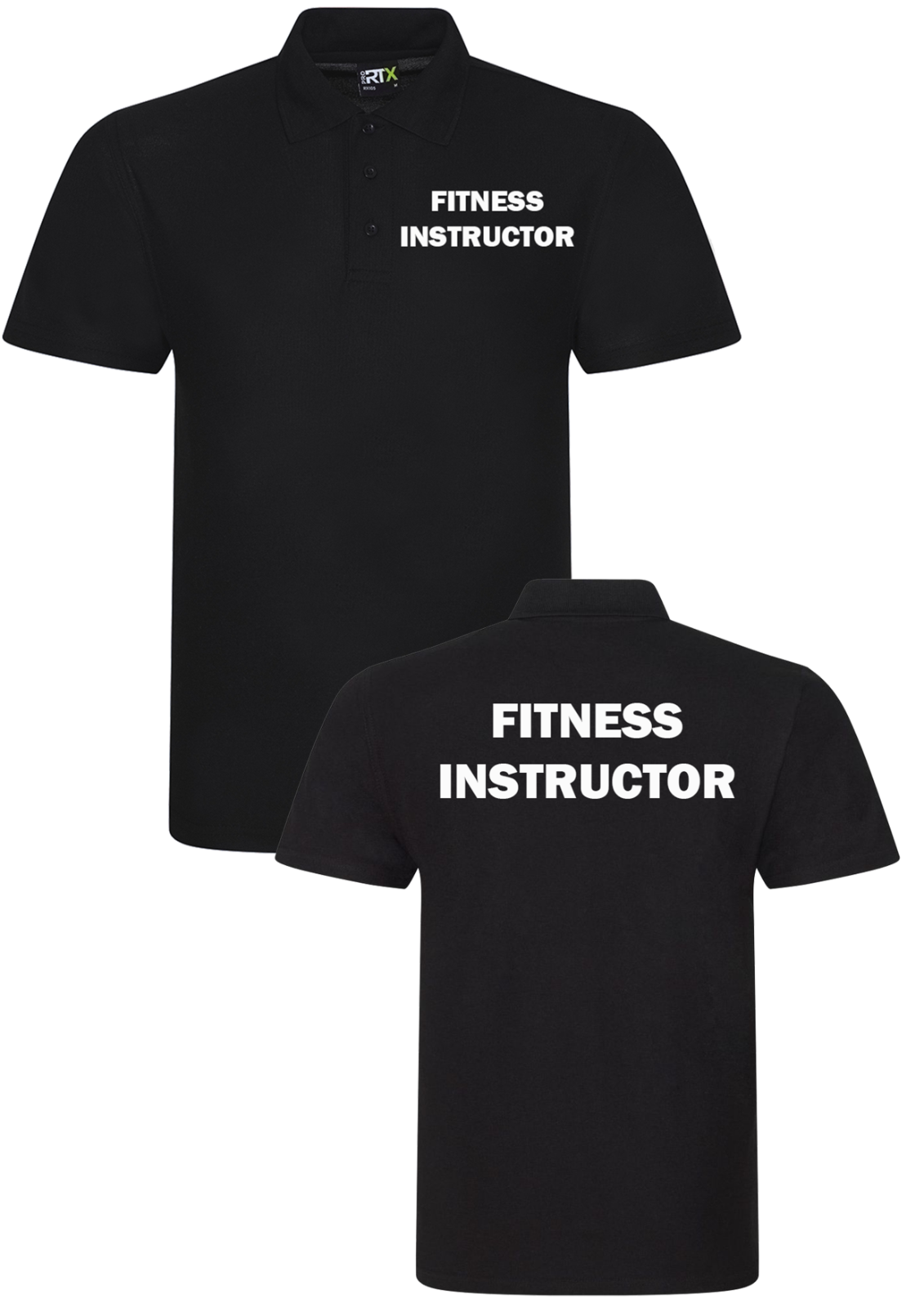 Fitness Instructor POLO SHIRT WORKWEAR GYM Personal Trainer BodyBuilder ...