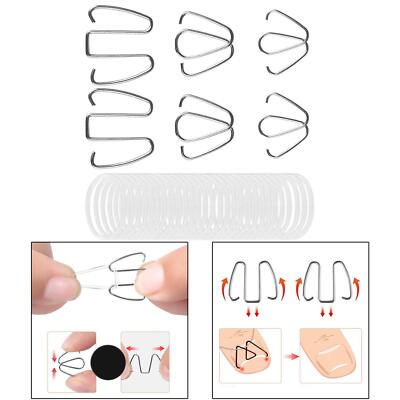 6Pcs Ingrown Toenail Corrector Wire with 30 Rubber Rings Foot Care ...