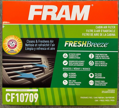 Cabin Air Filter Fram CF10709 for sale online | eBay