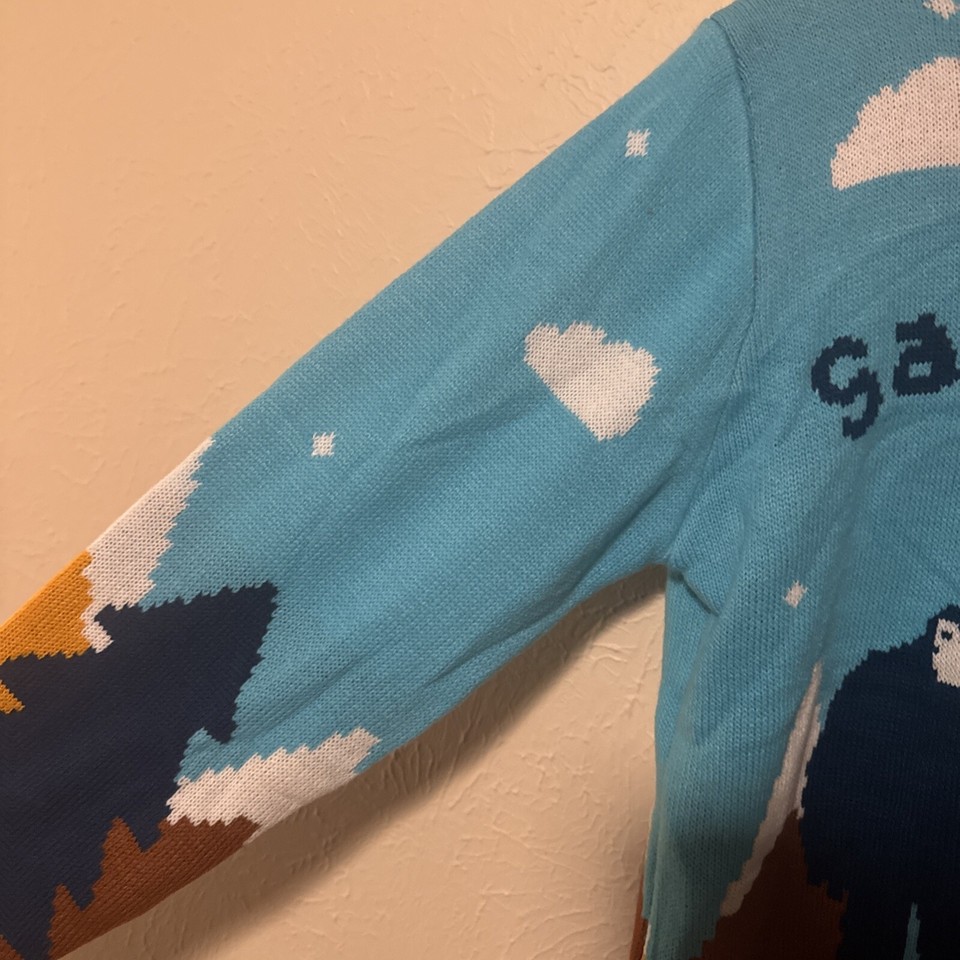 Roody Ugly Christmas Holiday Sweater f5 IT Promo SaaSquatch Men's or ...