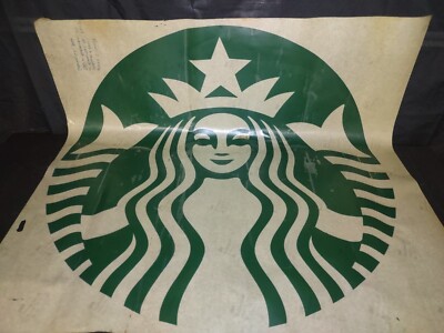 Large Starbucks Coffee Store Logo Decal 42" Advertising Sticker Made By ...