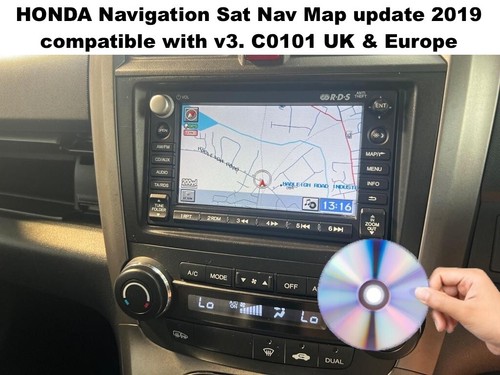 HONDA Navigation Sat Nav Map DVD update 2019 - compatible with v3, UK ...