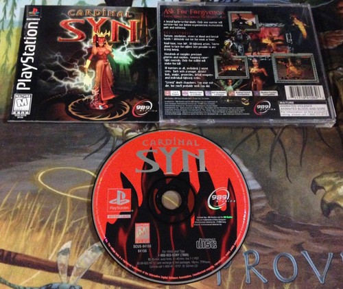 Cardinal SYN (Sony PlayStation 1, 1998) PS1 CIB COMPLETE | eBay