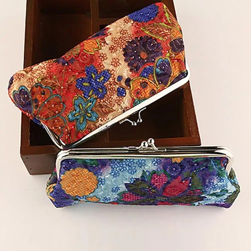 Weave Cloth Long Wallet Dacron Portable Money Purse Fashion Pocket Bag ...