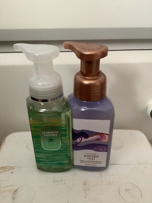Bath & Body Works STARFRUIT SANGRIA and WILDFLOWER FIELDS Foaming Hand ...