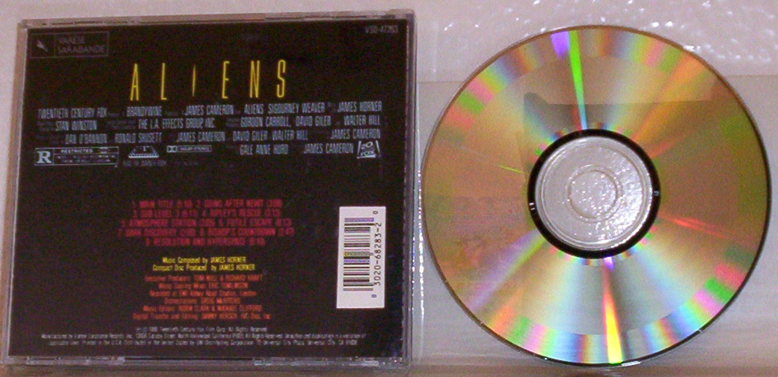 CD- Aliens: Original Motion Picture Soundtrack 30206828320 | eBay