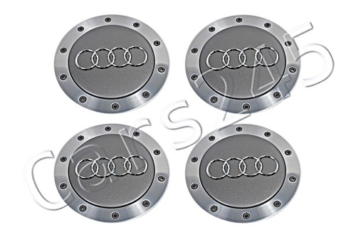 Genuine AUDI A4 Avant S4 Quattro A6 S6 A8 S8 Hub Cap 4pcs 4B0601165CZ17 ...