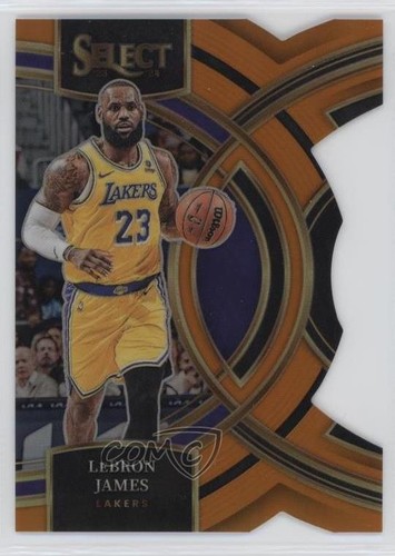 2023-24 Panini Select Premier Level Orange Prizm Die-Cut /65 LeBron ...